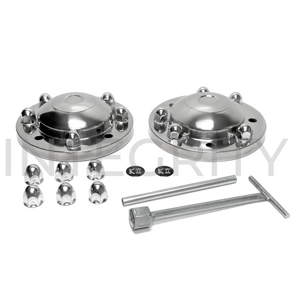 Newmar RV Front Hub Cover Half Set 22.5" x 7.5" Wheels 157620D ...