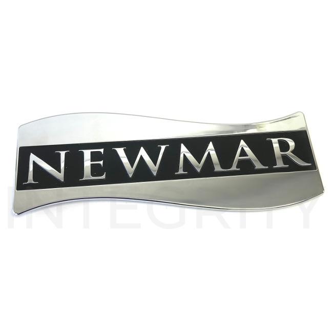 Newmar RV Emblem Chrome Plastic 13" x 5" 118281 - Integrity RV Parts